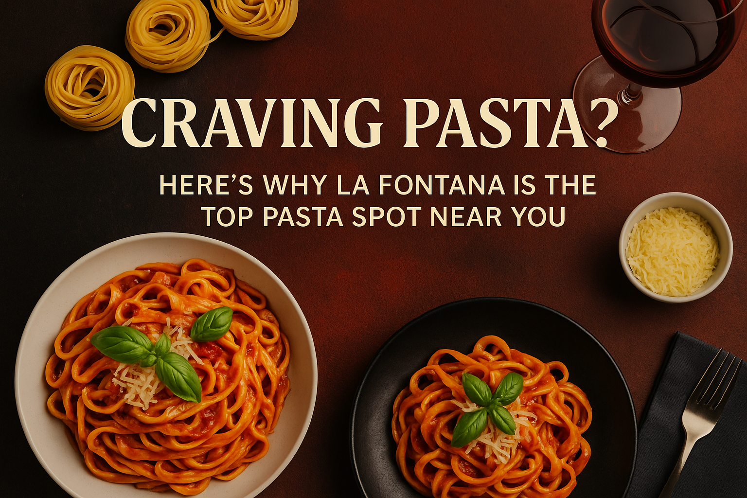 Craving Pasta? Here’s Why La Fontana is the Top Pasta Spot Near You
